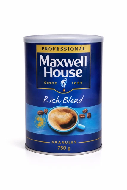 MAXWELL HOUSE COFFEE Rich Instant Coffee 750g £36.90 - PicClick UK