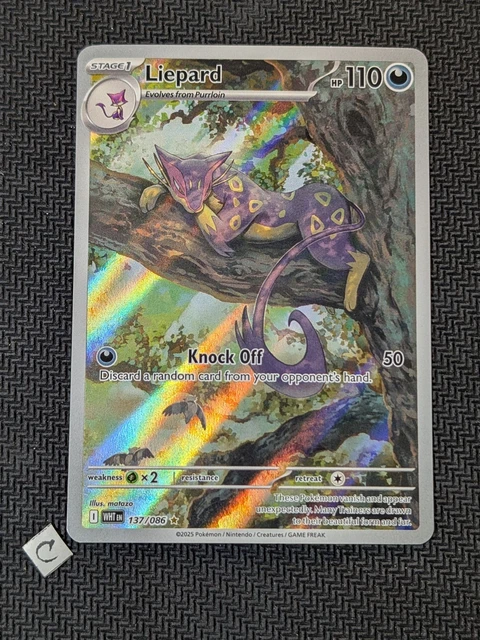 LIEPARD 137/086 - White Flare Illustration Rare Pokemon TCG NM $39.97 ...