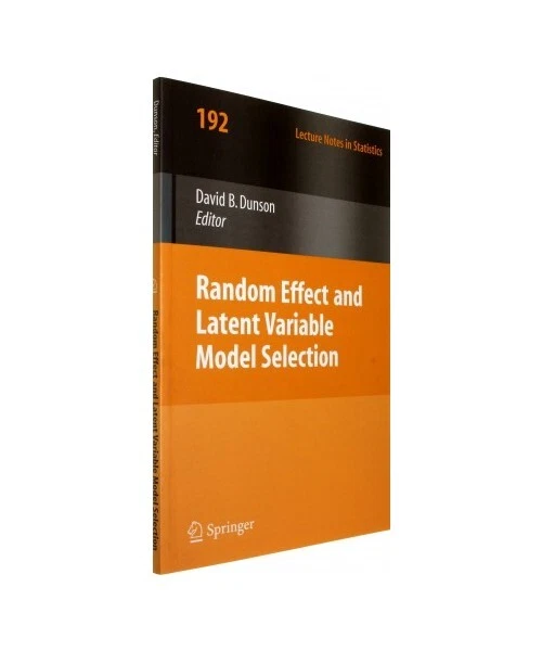 Random Effect And Latent Variable Model Selection Eur 3755 Picclick Fr