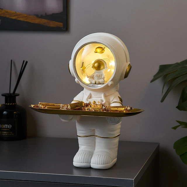 DIMMABLE LED ASTRONAUT Space Desk Reading Bedside Table Lamp Light with ...