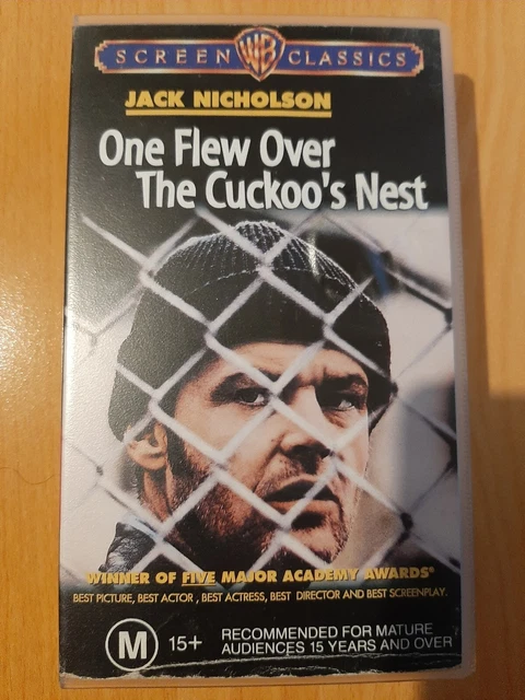 ONE FLEW OVER THE CUCKOO'S NEST 1975 - Warner VHS Issue - Jack ...