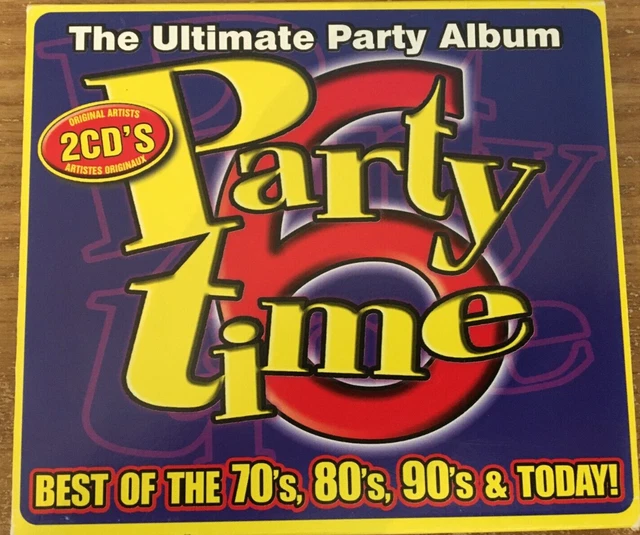 2 CD' S PARTY TIME 6 The Ultimate Party Album Best of 70's 80's 90's ...