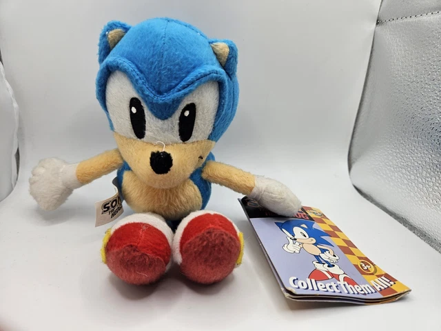 SONIC THE HEDGEHOG Plush Stuffed Soft Toy Sega Video Game Impact Innovations £10.00 - PicClick UK