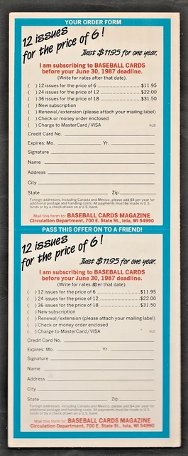 DON MATTINGLY 1987 BBC Magazine Replica Card Panel With Cards $31.85 ...