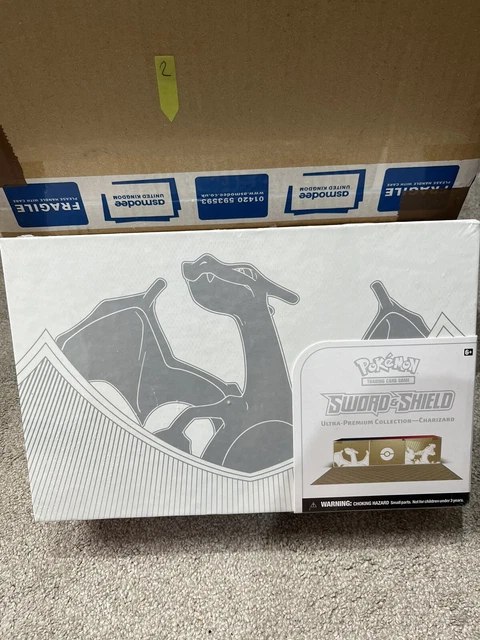 POKEMON TCG SWORD and Shield Ultra Premium CHARIZARD Collection Box New ...