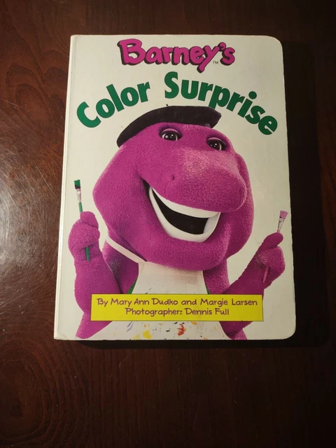 BARNEY'S COLOR SURPRISE Book £40.85 - PicClick UK