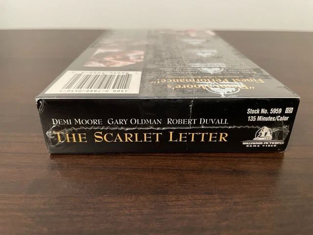 THE SCARLET LETTER (VHS, 1996) Demi Moore Gary Oldman, Watermark, New ...