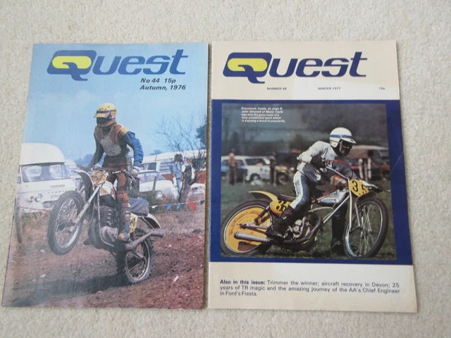 1976-77 DUCKHAMS QUEST mags. TRIUMPH TR25. CITROEN 2CV. FIAT 126. £9.99 ...