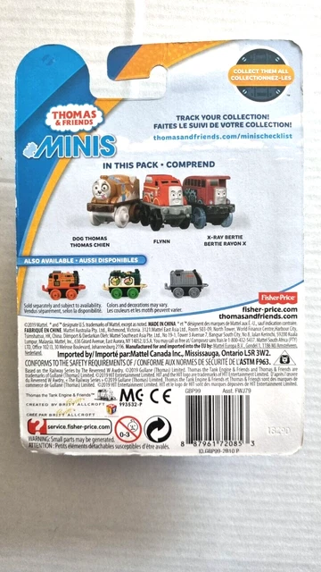 THOMAS AND FRIENDS Minis Dog Thomas Flynn X-Ray Bertie 3 pack £6.90 ...