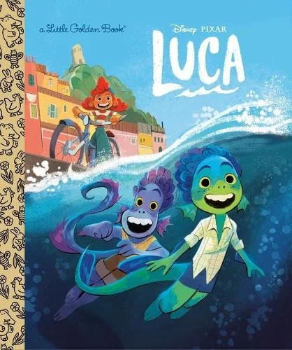 DISNEY/PIXAR LUCA LITTLE Golden Book (Disney/Pixar Luca) (Hardback) (UK ...