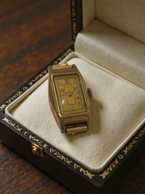 MONTRE FEMME VINTAGE mécanique à restaurer, plaqué or, ancien modèle ...