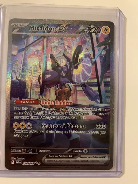 CARTE POKÉMON MIRAIDON ex 244/198 Alternative EV01 Écarlate et Violet ...