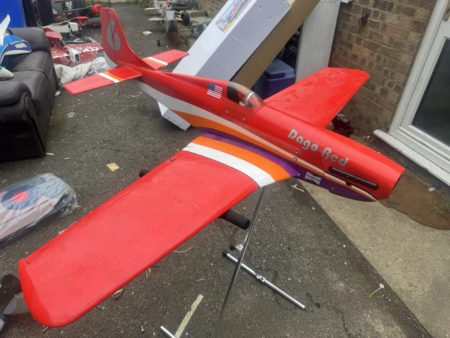 RC PLANE WORLD Models P51 Mustang Dago Red Used £100.00 - PicClick UK