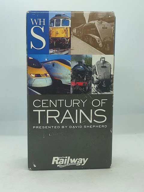 WHS: CENTURY OF Trains Presented by David Shepherd On VHS Video ...