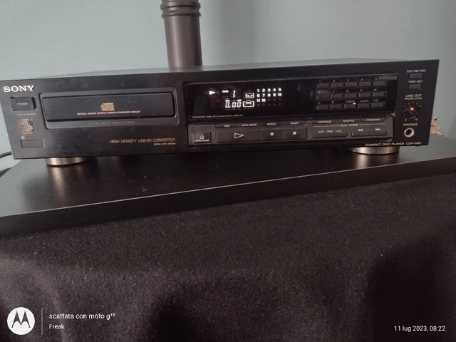 LETTORE CD SONY CDP-690 Compact Disc Player -Difettoso - EUR 25,00 ...