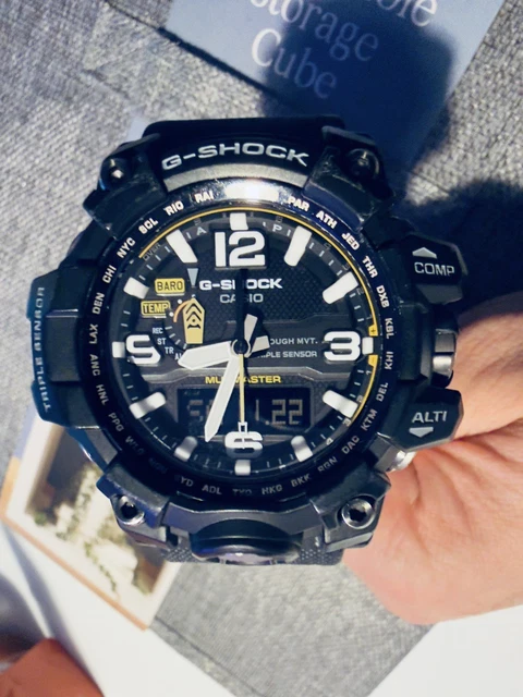 CASIO G-SHOCK MUDMASTER GWG-1000-1A3ER | Triple Sensor | Box & Papers £ ...