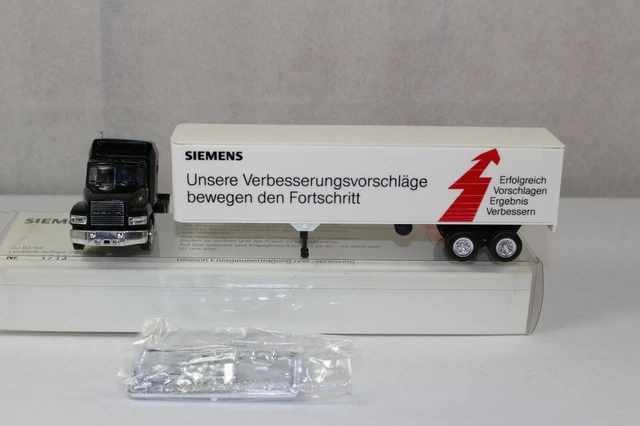 HG2006, ALTER HERPA LKW Sattelzug US LKW MACK Siemens Werbemodell OVP ...