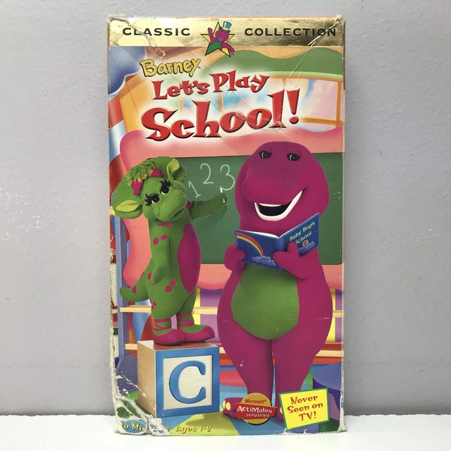 BARNEY LET’S PLAY School! VHS Video Tape Classic Collection ABC BUY 2 GET 1 FREE £4.72 - PicClick UK