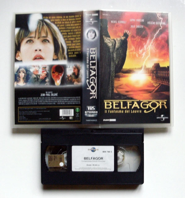VHS BELFAGOR IL Fantasma Del Louvre (2000) Sophie Marceau Universal--Ex ...