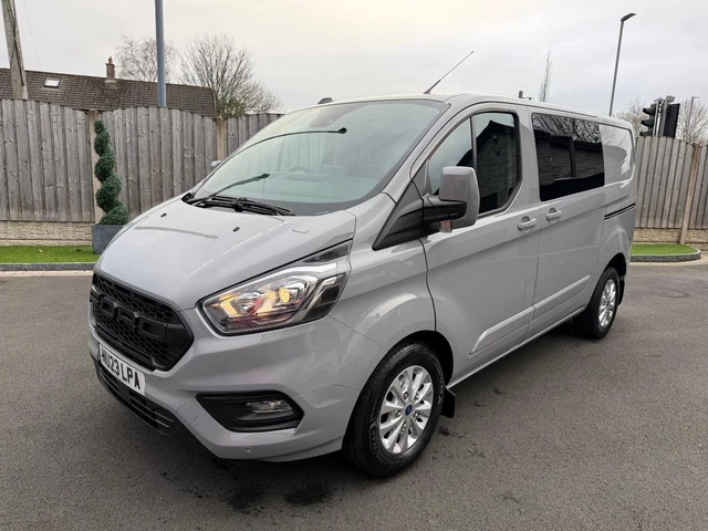 2023/23 FORD TRANSIT Custom Limited Swb Crew Van Double Cab "No Vat" £ ...