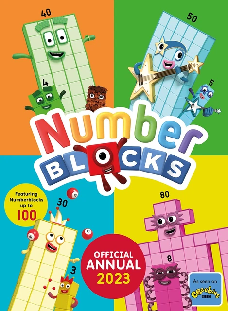 NUMBERBLOCKS OFFICIAL ANNUAL 2023 - Kids Activity Boo by Sweet Cherry ...
