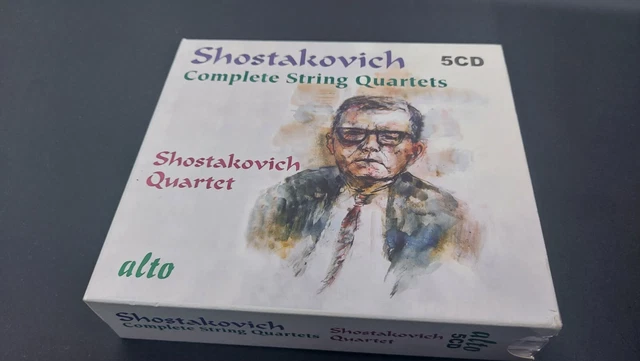 SHOSTAKOVICH: COMPLETE QUARTETS / Shostakovich Quartet / Alto 5 CD set ALC 5002 EUR 28,90 ...