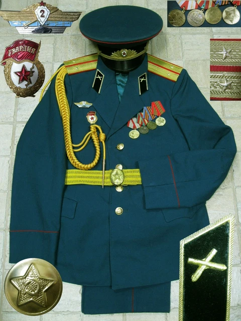SOVIET RUSSIAN PARADE Military Uniform CAPTAIN ARTILLERY TROOPS officer ...