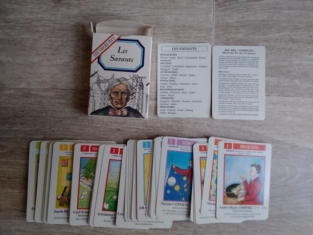 JEU DE 7 familles les savoir plus les savants complet version fr etat ...