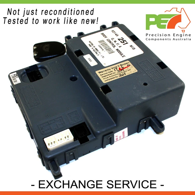 OEM BODY CONTROL Module + Key FOBs BCM & KEY For HOLDEN COMMODORE VT2 ...