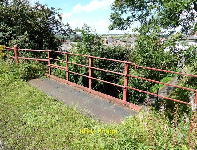 PHOTO 12X8 RAILWAY bridge railings, Shield Row Stanley The original ...
