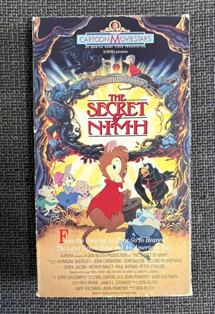 THE SECRET OF Nimh First Release 1982 VHS MGM Home Video Don Bluth Cult ...