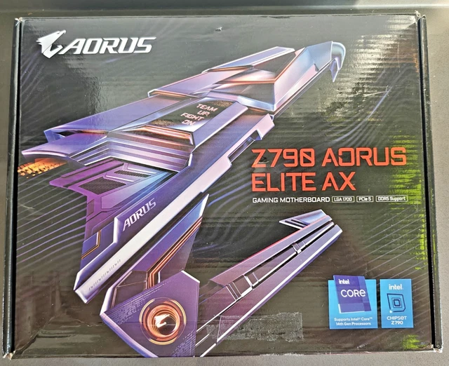 Z790 AORUS ELITE AX - LGA1700 - Intel CPU 14th, 13th, and 12th - DDR5 £ ...