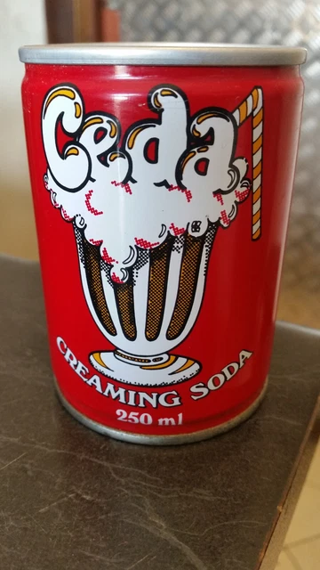RARE VINTAGE CEDA creaming soda soft drink tin can EUR 87,91 - PicClick FR