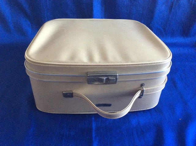 TRUE VINTAGE VANITY/TRAVEL Case-CHENEY LOCK & KEY-REVELATION-MADE In ...