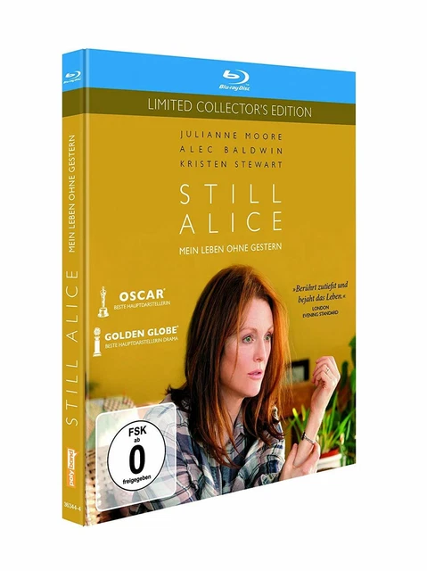 STILL ALICE MEDIABOOK Blu-ray * Julianne Moore * Kristen Stewart * Alec ...