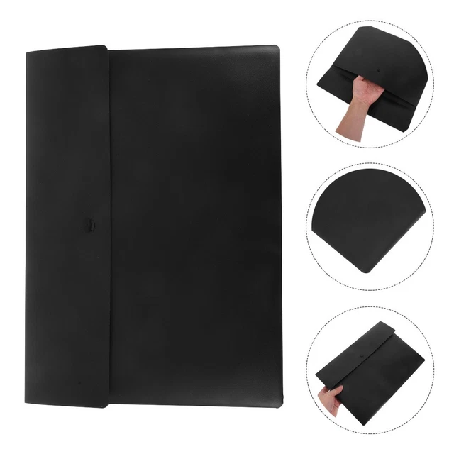 10 PCS PLASTIC Folders with Snap Closure Document Organizer File Bag ...