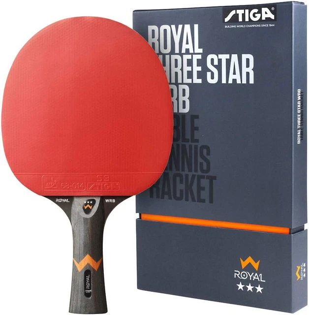 ROYAL WRB TABLE Tennis Racket - 3-Star ITTF Approved, Offensive Paddle ...