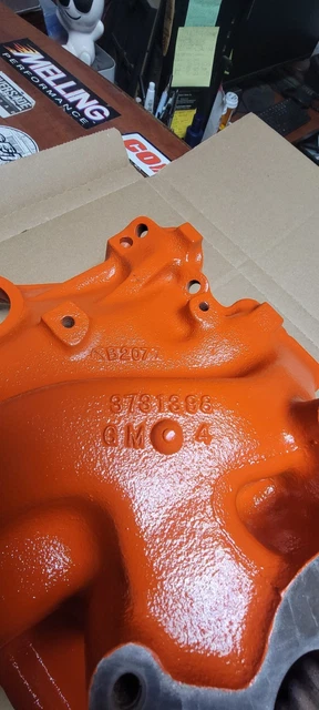 1957 CHEVROLET BEL Air Nomad Corvette Intake Manifold 3731398 283 Code ...