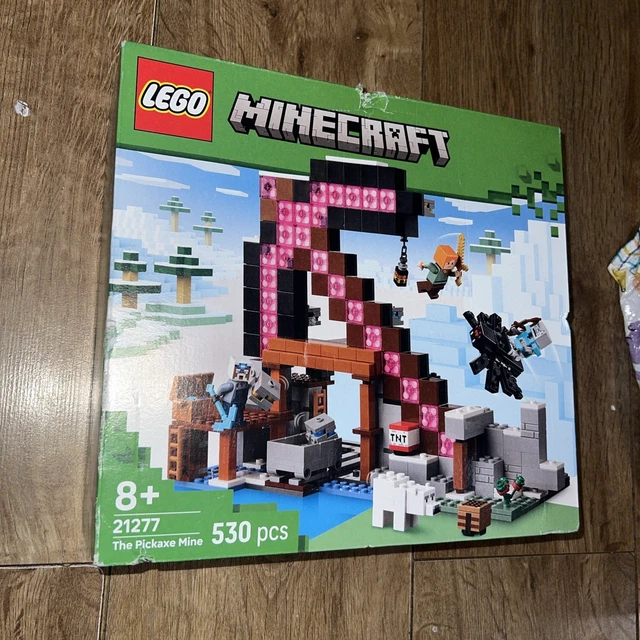 LEGO MINECRAFT THE Pickaxe Mine 21277 NEW 2025 sealed DAMAGED BOX £45. ...