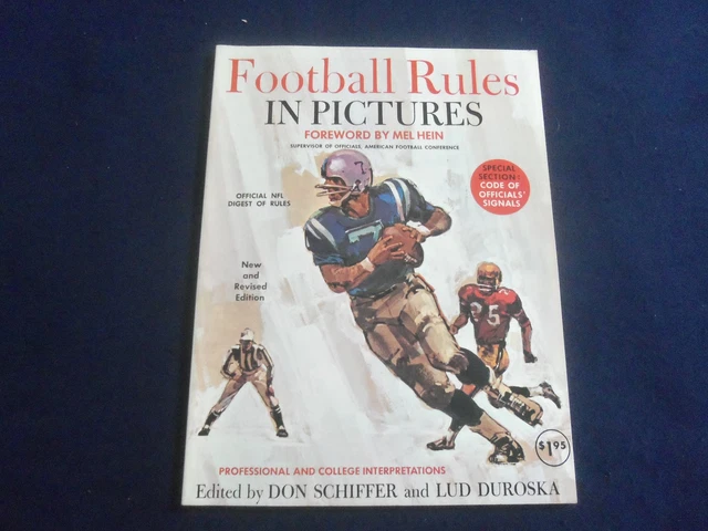 1964 FOOTBALL RULES In Pictures Magazine - Professsional And College ...