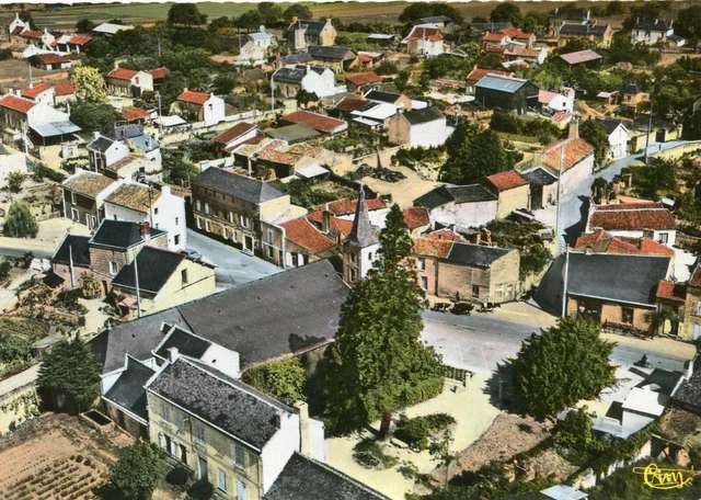 MAP DOUE LA FONTAINE Aerial General View of Soulanger £7.06 - PicClick UK