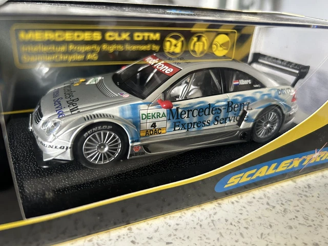 SCALEXTRIC MERCEDES CLK DTM EXPRESS SERVICE CAR No 4 BRAND NEW IN BOX ...