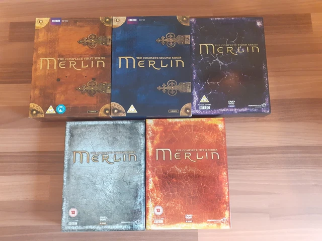 MERLIN : COMPLETE Collection - Series / Seasons 1 - 5 (UK R2 DVD ...