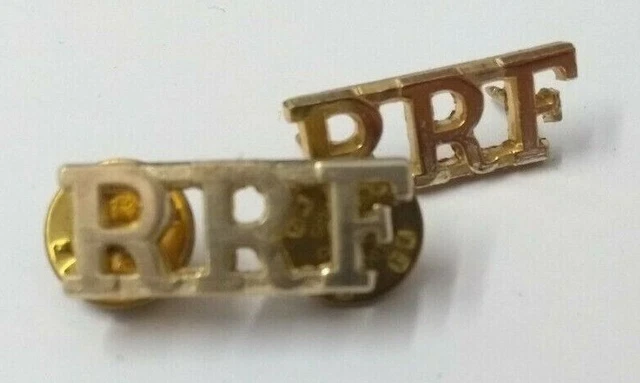 GENUINE BRITISH ARMY RRF Royal Regiment of Fusiliers Issue Title Badges ...