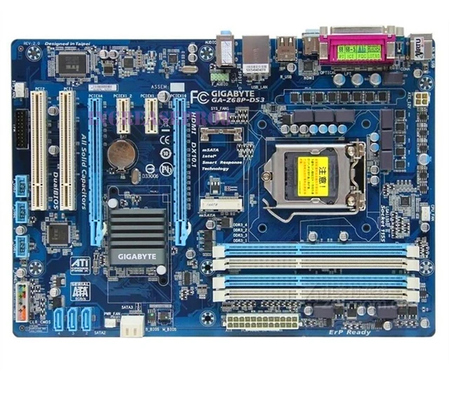 GIGABYTE GA-Z68P-DS3 MOTHERBOARD Socket LGA 1155 Intel Z68 DDR3 DIMM ...