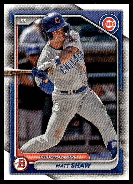 2024 BOWMAN PROSPECTS Matt Shaw Chicago Cubs #BP-30 EUR 1,12 - PicClick IT