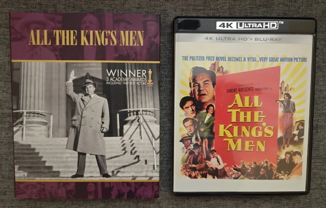ALL THE KING'S MEN (U.S. Release 4K Ultra HD + Blu-ray with SLIPCOVER ...
