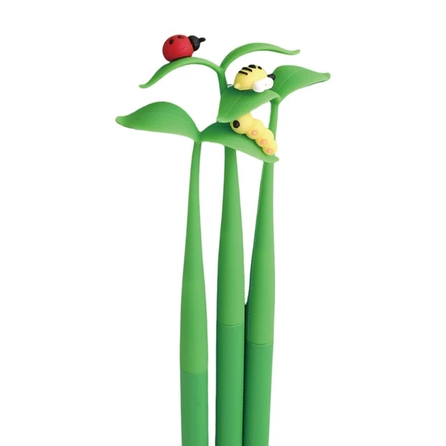3 PCS 0.5MM Neutral Pen Swing Gel Ink Pen Lovely Cartoon Insect ...