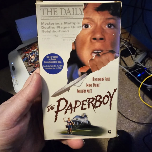 THE PAPERBOY AND Breaking Point VHS Tape Screener Republic Pictures £13 ...