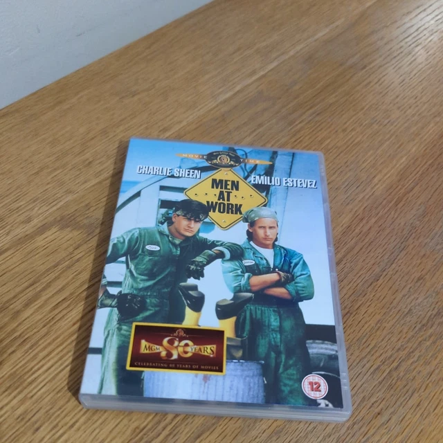 MEN AT WORK DVD (1990) Charlie Sheen Emilio Estevez , region 2 .. £3.90 ...